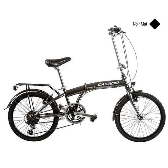 Vélo CASADEI pliant 20 acier 6v h30 Noir - Cdiscount Sport