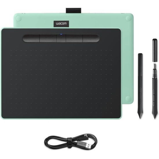 Wacom Intuos Medium Bluetooth Pistache18 - Cdiscount Informatique