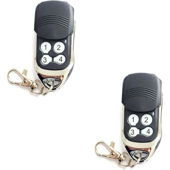 Lot de 2 télécommandes de voiture sans fil universelles pour porte de ...