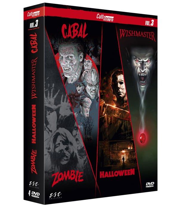 Dvd film Esc editions Coffret Cult'horror Volume 3 DVD - Cdiscount DVD