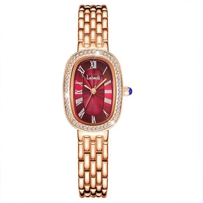 SHARPHY Montre femme de luxe grâce diamant bracelet en acier étanche ...