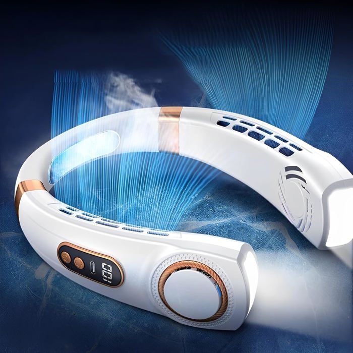 Ventilateur De Cou PortablePersonnel Mini Mobile Collier Refroidisseur ...