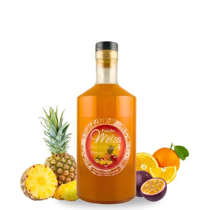RHUM METISS | Punch 18° Planteur | bouteille de 20cl à base de Rhum 100 ...
