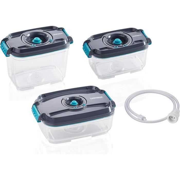 Lot 3 Boîtes Conservation Sous Vide Récipients Mise Alimentaire ...