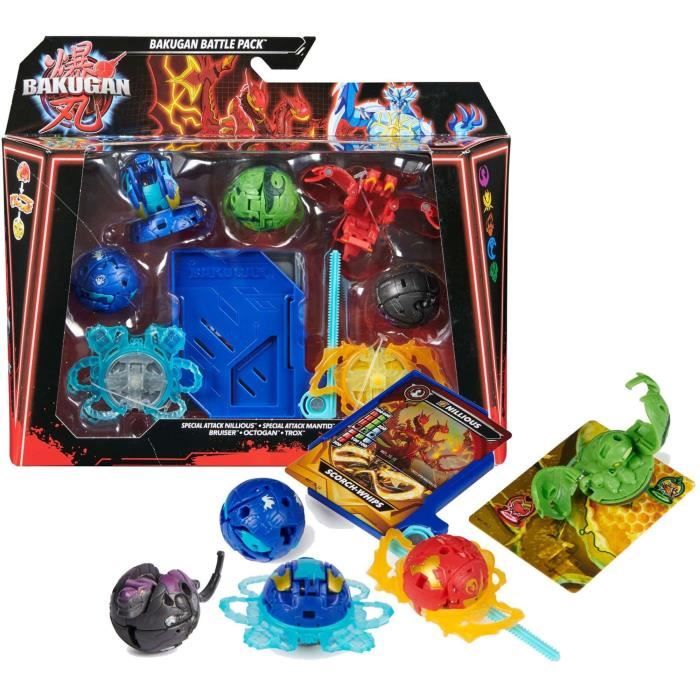 Bakugan Battle Pack Strategy Game + Nillious Mantid Bruiser Octogan ...