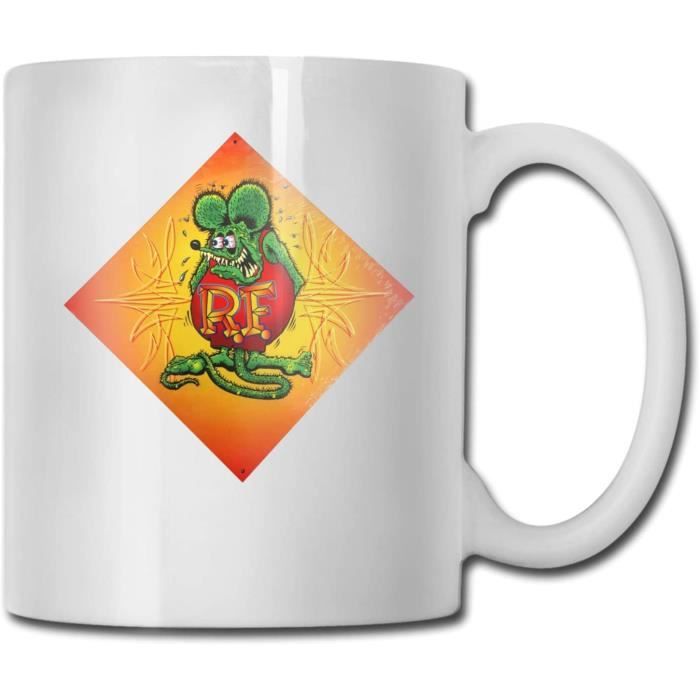 Rat Fink Cup Tasse à café en céramique avec poignées en C Tasses à thé ...