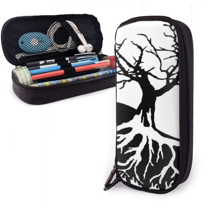 Trousse à crayons en cuir Yin Yang Bonsai Tree - Noir - Pour enfants ...