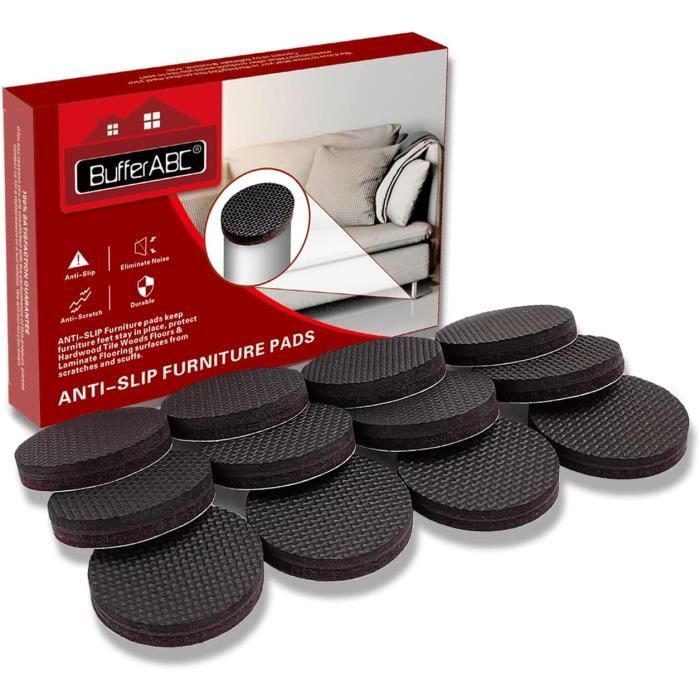 Patin Antiderapant Tampon Caoutchouc Meuble, 12pcs 50mm Premium Patins ...