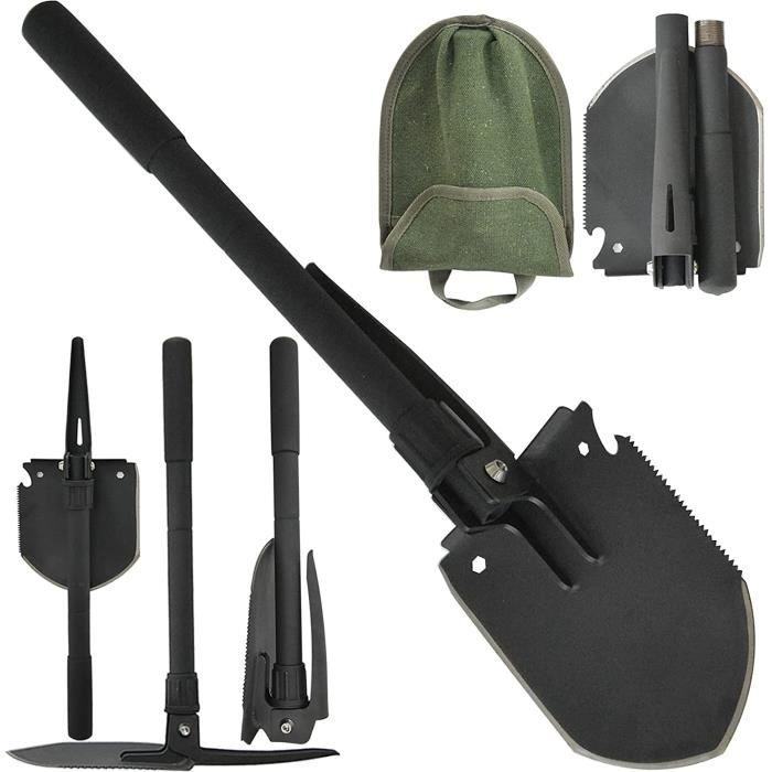 Pelle de camping pliante, outil de tranchée armée portable ...