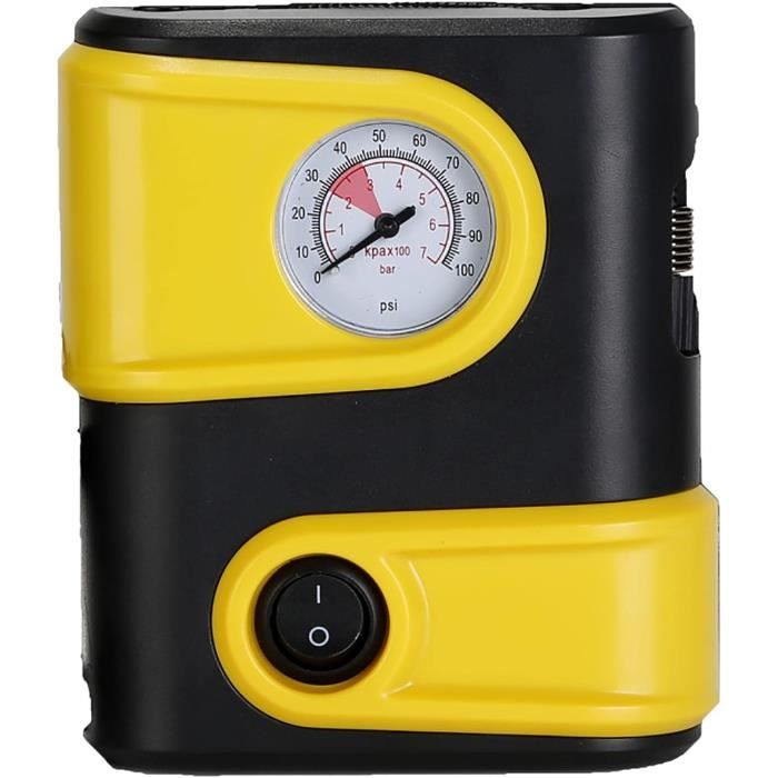 Compresseur Voiture Secteur Batterie Portable - Mini Compresseur D'Air ...