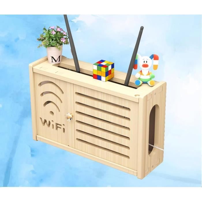 Etagere Pour Decodeur Et Box Rangement Box Internet Support Mural Boîte ...
