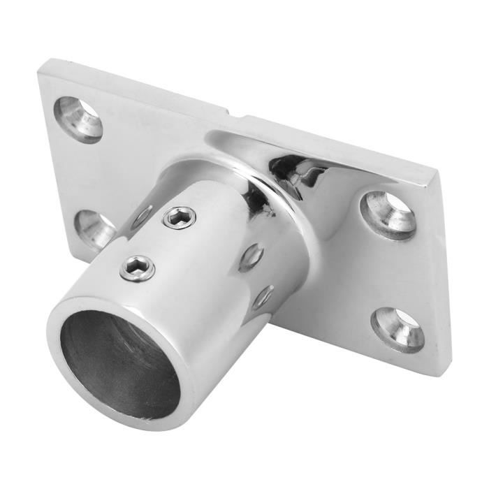 Cikonielf Montage de bateau Raccord de rail de bateau en acier inoxydable 316 Base de main ...