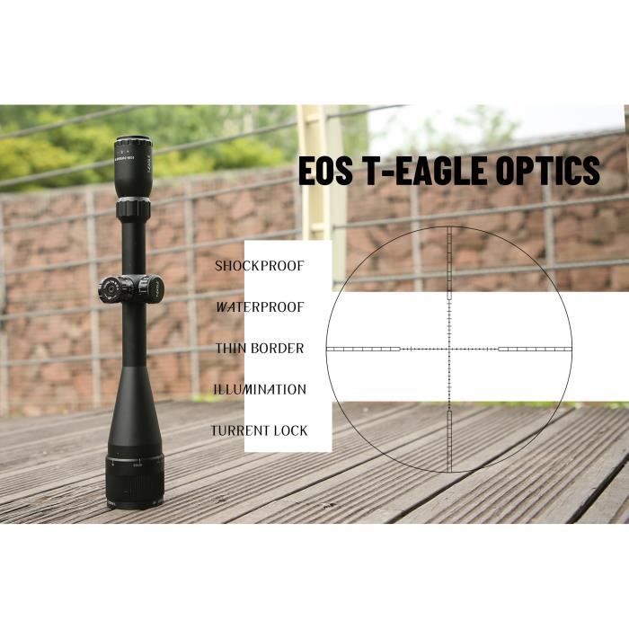 T-EAGLE Surge Eagle EOS6-24x50AOE HK Hawk Divided Rear Front Adjustment ...