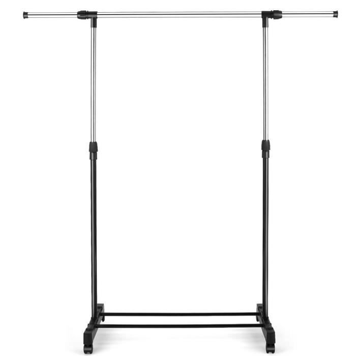 Penderie Mobile Portant à Vêtements sur roulettes Support vêtements à ...