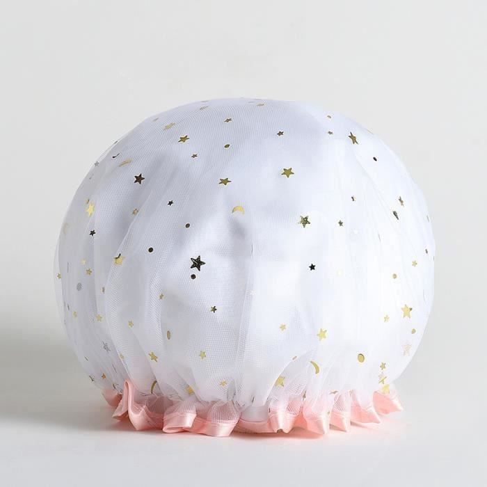 Qualité-Bonnet De DoucheFemmes couverture de douche chapeau Double ...