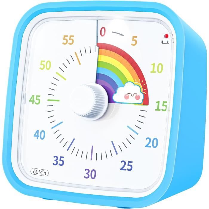 Minuteur Visuel Arc-en-Ciel avec étui de Protection, Rainbow Timer ...