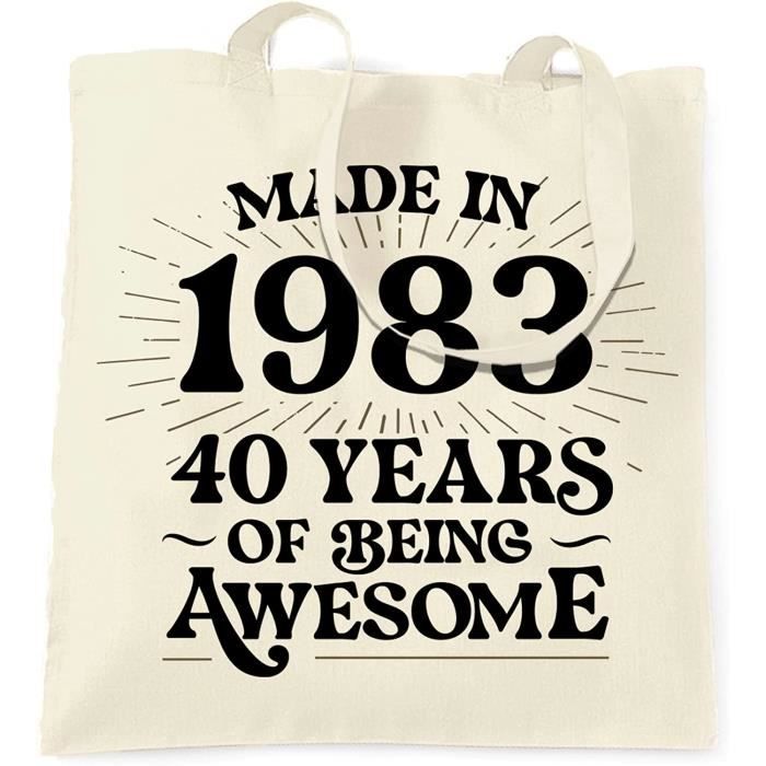 Tim and Ted 40E Anniire Sac à Main Made en 1983-40 années ...