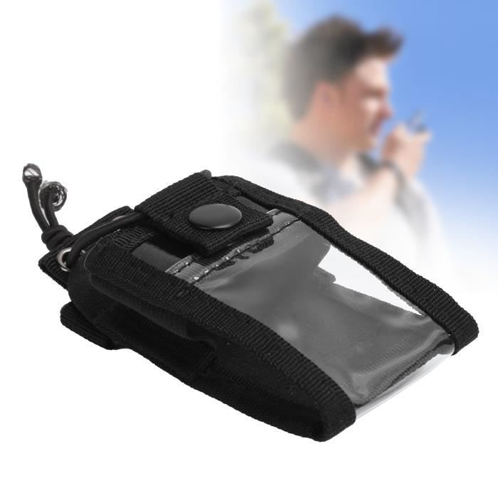 Tbest Porte‑sac de talkie‑walkie Support de Sac Radio pour Talkie ...