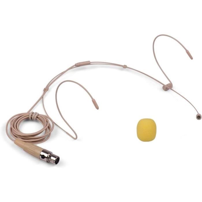 Micro-Casque Léger Serre-Tête Microphone À Condensateur Micro 4 Broches ...