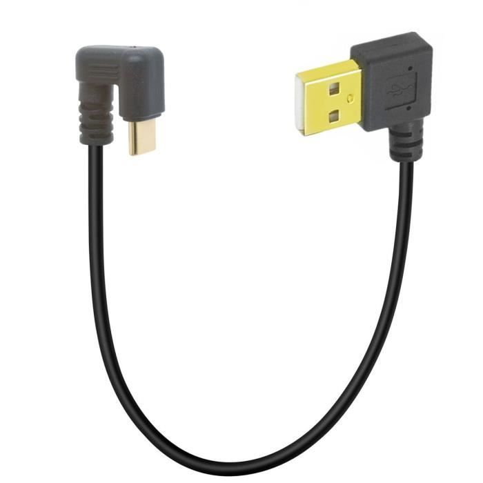 Câble Usb C Plaqué Or, 180 Degrés, Usb-C Vers Usb 3.0, Câble D ...