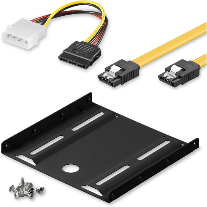 65724 Cadre De Montage Pour Disque Dur Ssd 2.5" Vers 3,5" Pour Le Montage D'Un Disque Dur 2,5 ...