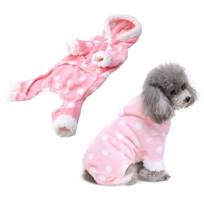 Pyjama pour chien - VGEBY - Manteau d'hiver - Flanelle douce - Design à ...
