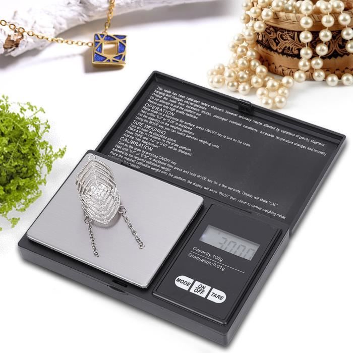 MAG chelle Mini Portable Haute Précision LED Balance De Poche Numérique ...