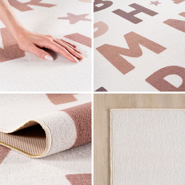 SIMPEX Tapis Enfant Alphabet Tapis Educatif pour Chambre d Enfant en ...