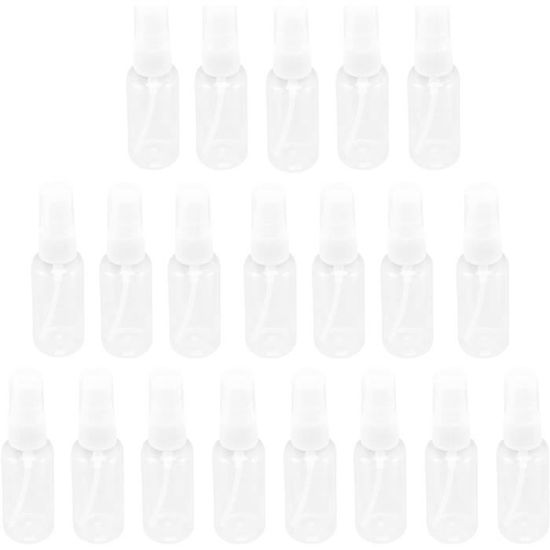 20 Pcs 30 Ml (1Oz) Flacon Pulvérisateur De Brume En Plastique Transparent, Flacon Pulvérisateur ...