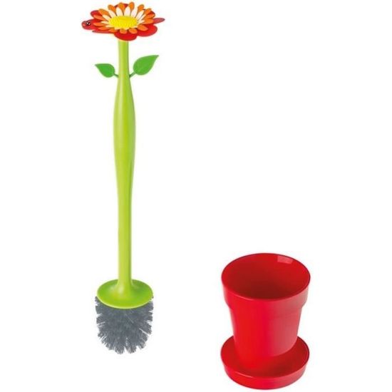 Flower Power - e WC Flower PowerRouge et Vert[389] - Cdiscount Bricolage