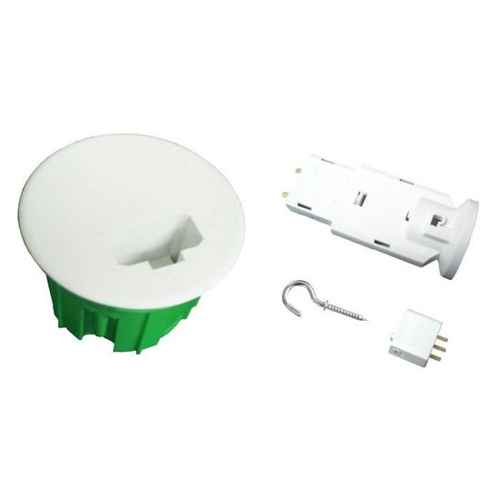 ZENITEHC Kit DCL : Boite point de centre murs pleins Ø 65mm avec fiche ...