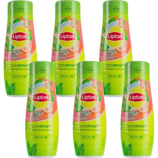 Sirop boisson gazeuse - Lipton - Ice Tea Green Tea Citrus - Pack ...