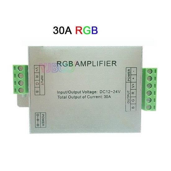 APPAREIL DE COMMANDE LED,30A RGB Amplifier--Amplificateur de puissance ...