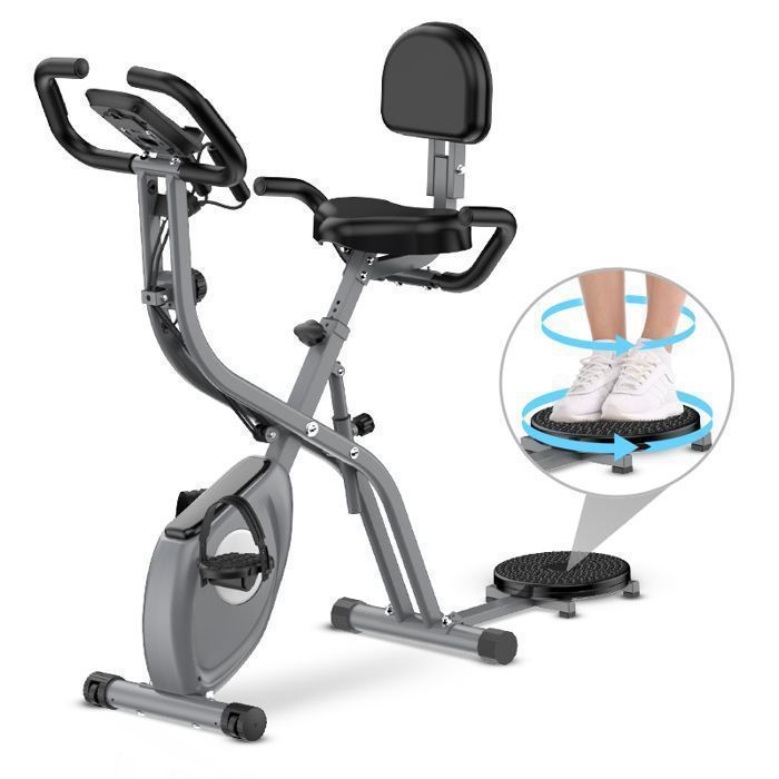 Vélo d'Appartement Pliable avec APP - Gywowken Vélo d'Exercice - 10 ...