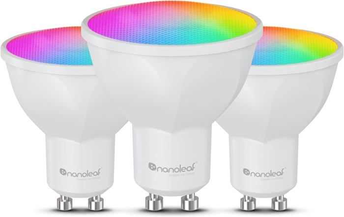 Matter Essentials Pack de 3 Ampoules LED GU10 Connectées RGBW Lampes ...