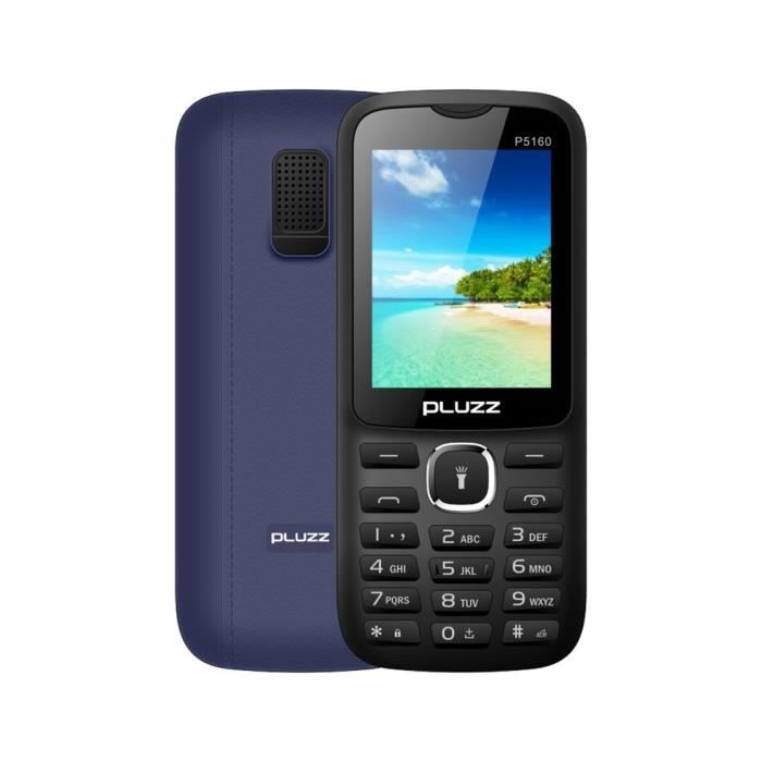 Caméra de téléphone fonctionnelle PLUZZ P5160 avec haut-parleur double ...