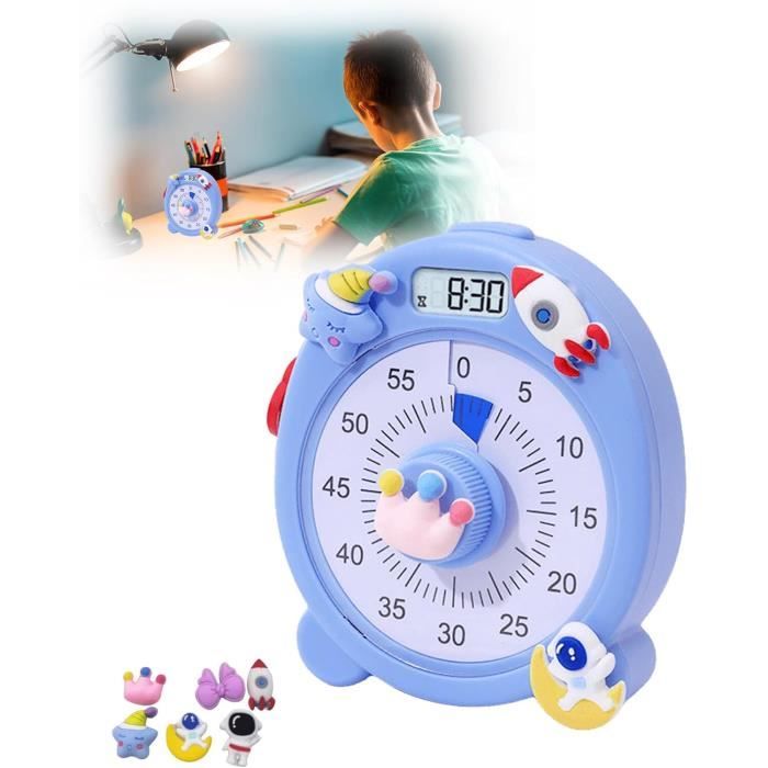Timer Enfant, 60 Minutes Time Timer Avec Horloge Et Aimant Avec 6 ...