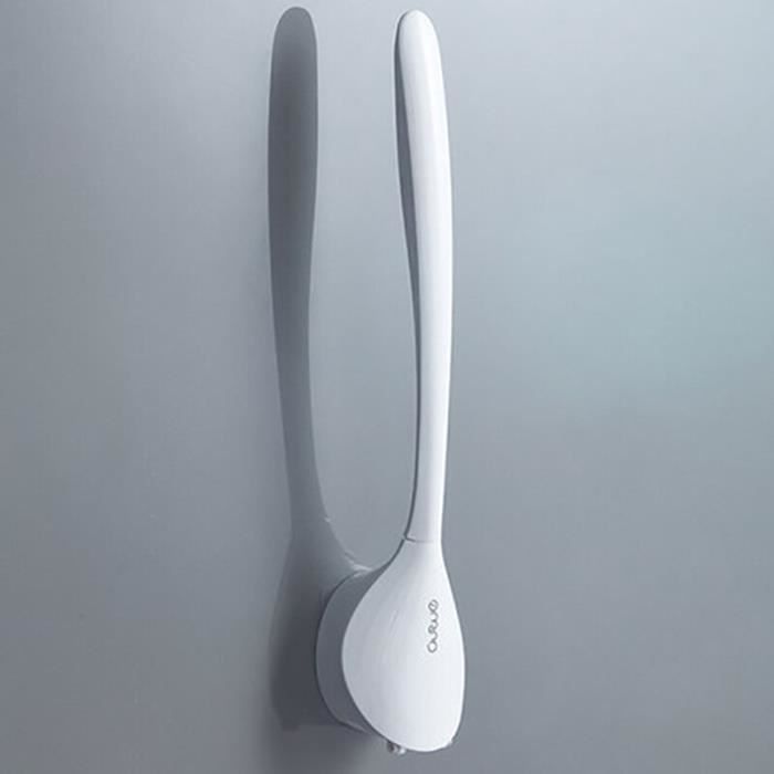 (Gray)– nouveau porte-brosse de toilette mural en Silicone, ensemble de ... (Gray)– nouveau porte-brosse de toilette mural en Silicone, ensemble de ...