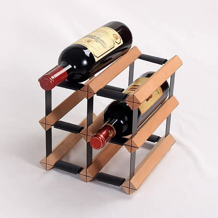 Porte Bouteilles Supports À Vin Sur Pied En Bois, Support À Vin À 3 ...