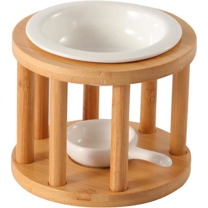 Rustique Bambou Base Brûleur Table Pièce Maîtresse Four Cire Fondant ...