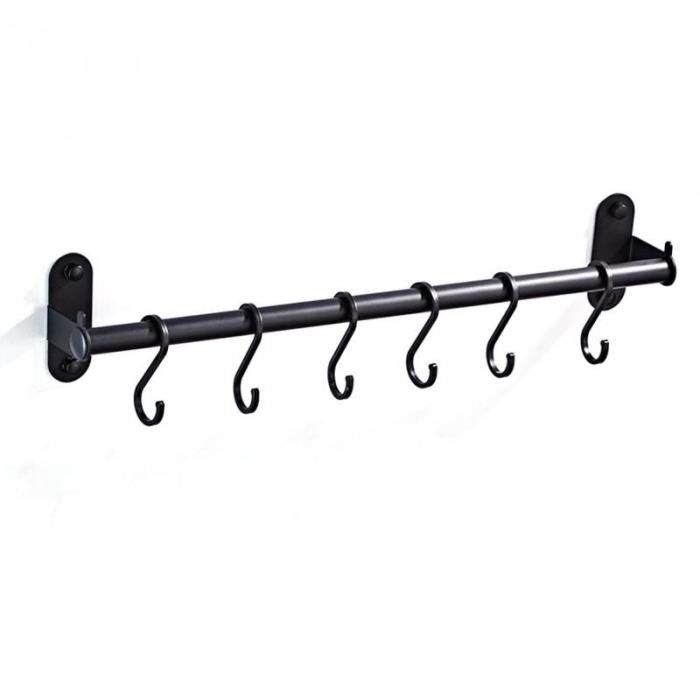 Range Couverts,Cintre mural en aluminium, barre de cuisine, Rail ...