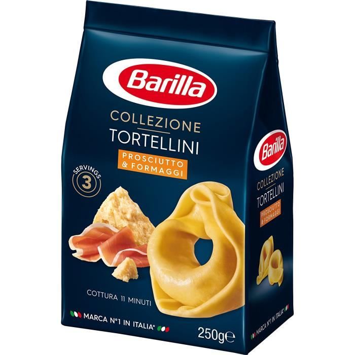 Barilla Collezione Pâtes Tortellini Fourrées au Jambon et au Fromage ...