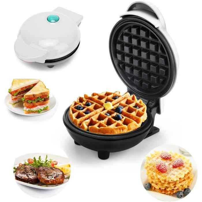 Mini Gaufrier, Petit Gaufrier Rond, Machine A Gauffre, Mini Gaufrier Et ...