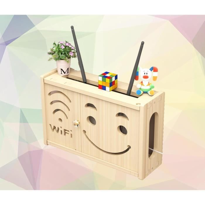 Rangement Box Internet Mural Étagère Tv Support Mural Boîte De ...
