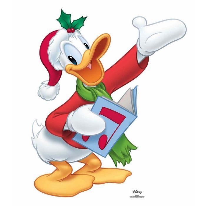 Figurine en carton Disney Donald Duck Noël - Hauteur 82 cm - Cdiscount ...