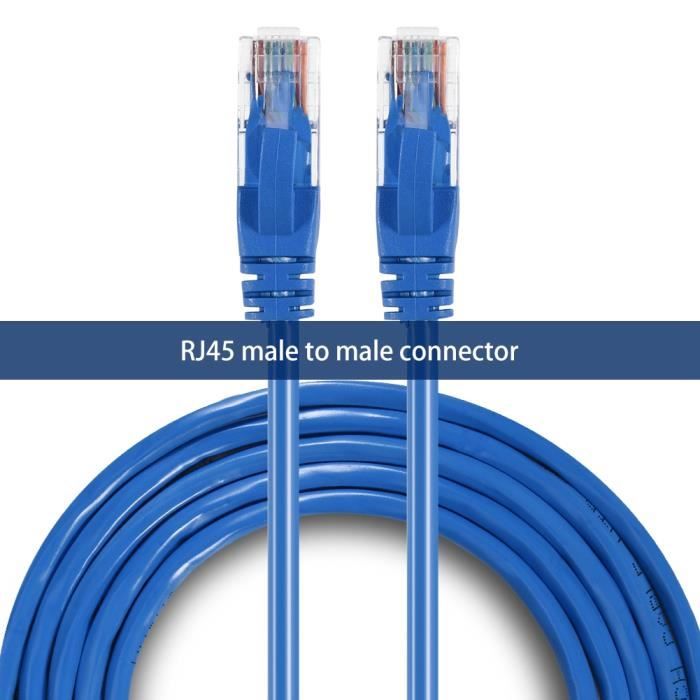 LAN Câble Cat 6 Ligne De Cordon De Câble De Raccordement Lan De Réseau ...