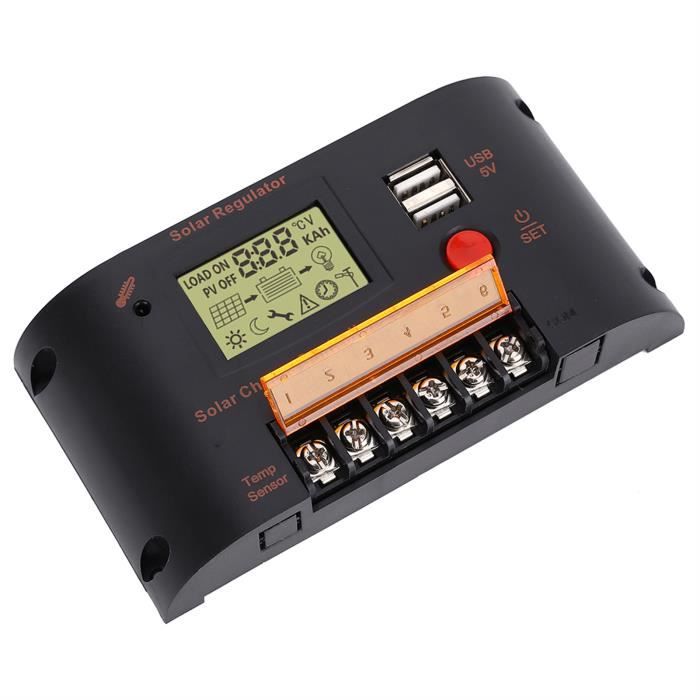 GOTOTOP Contrôleur de batterie Régulateur de panneau solaire contrôleur de génération d'énergie ...