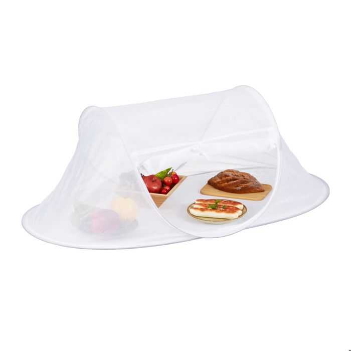 Relaxdays Cloche alimentaire, pour fruits et gâteaux, contre insectes ...