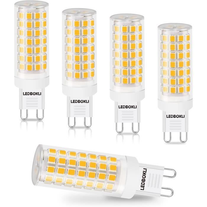 Ampoule G9 Led Blanc Chaud 8W, Température De Couleur 3000K, 700Lm Non Dimmable Ampoule Led ...