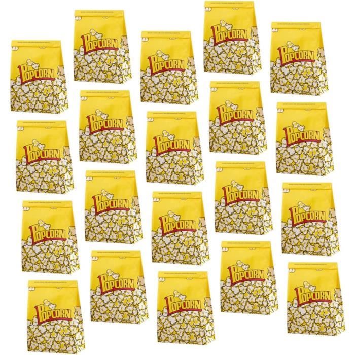 50 Pièces Sac Pop-Corn Cartons De Pop-Corn Stand De Concession Machine ...